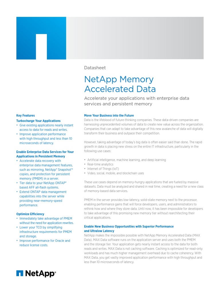 Netapp MAX Data | PDF | Cloud Computing | Computer Hardware