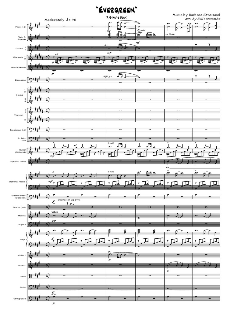 163 Evergreen Ps | PDF | Musical Instruments | Music Technology