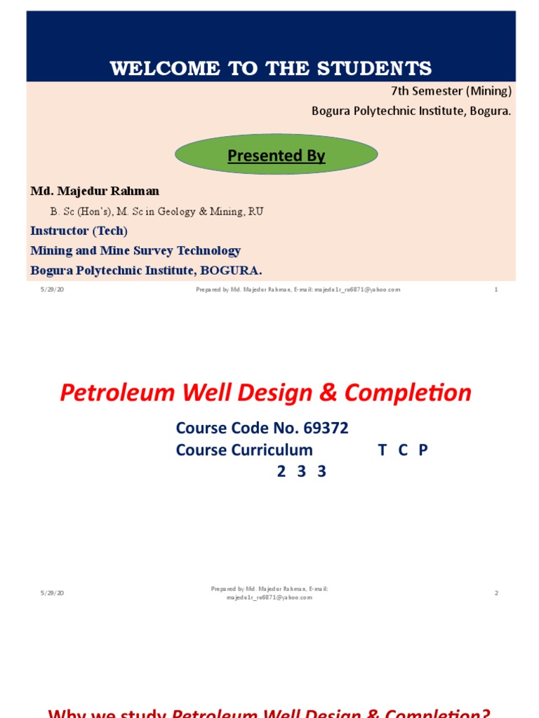 Basic of Well Drilling Process | PDF | Drilling Rig | Oil Well