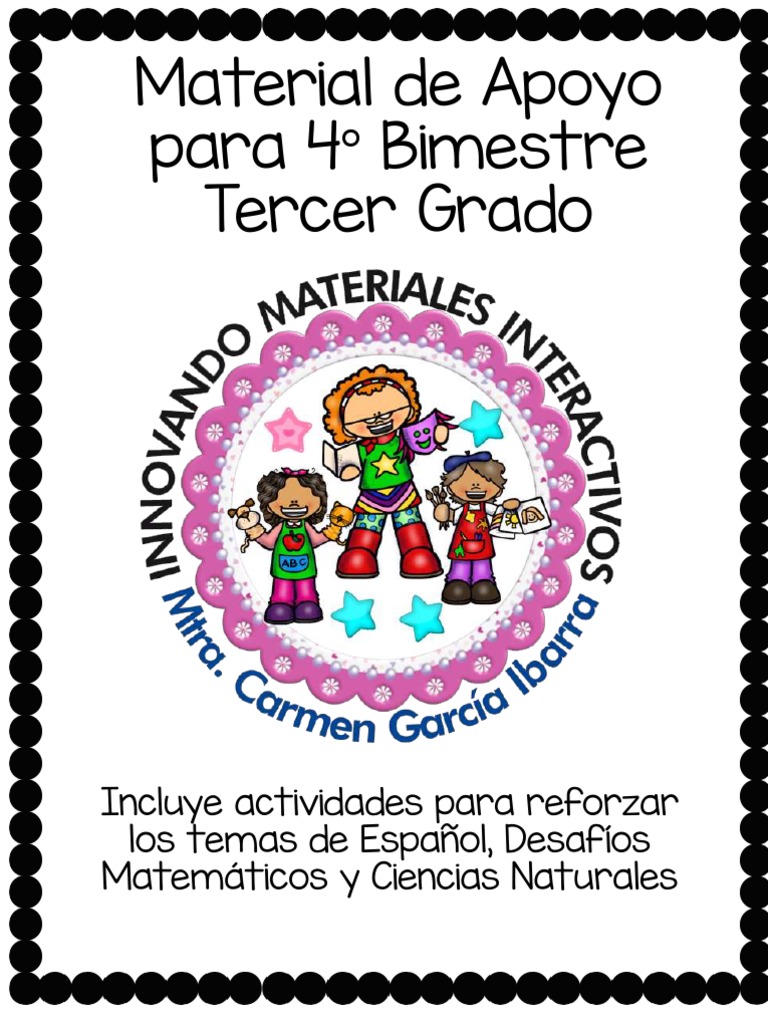 Material de Apoyo Tercer Grado Cuarto Bloque | PDF | Fracción ...