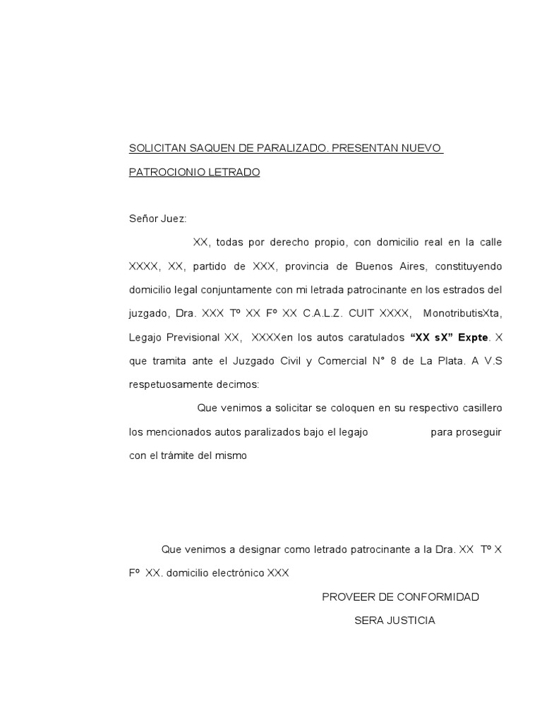 Saquen Paralizado | PDF | Derecho | Historia