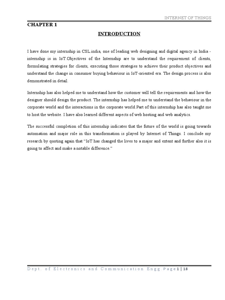 Internet of Things | PDF | Embedded System | Internet Of Things