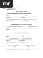 Formulario Solicitud de Alquiler | PDF