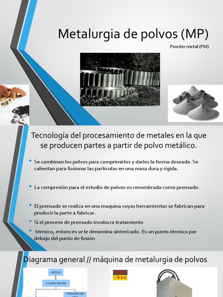 Procesos y Técnicas de Metalurgia de Polvos | PDF | Metalurgia | Materiales