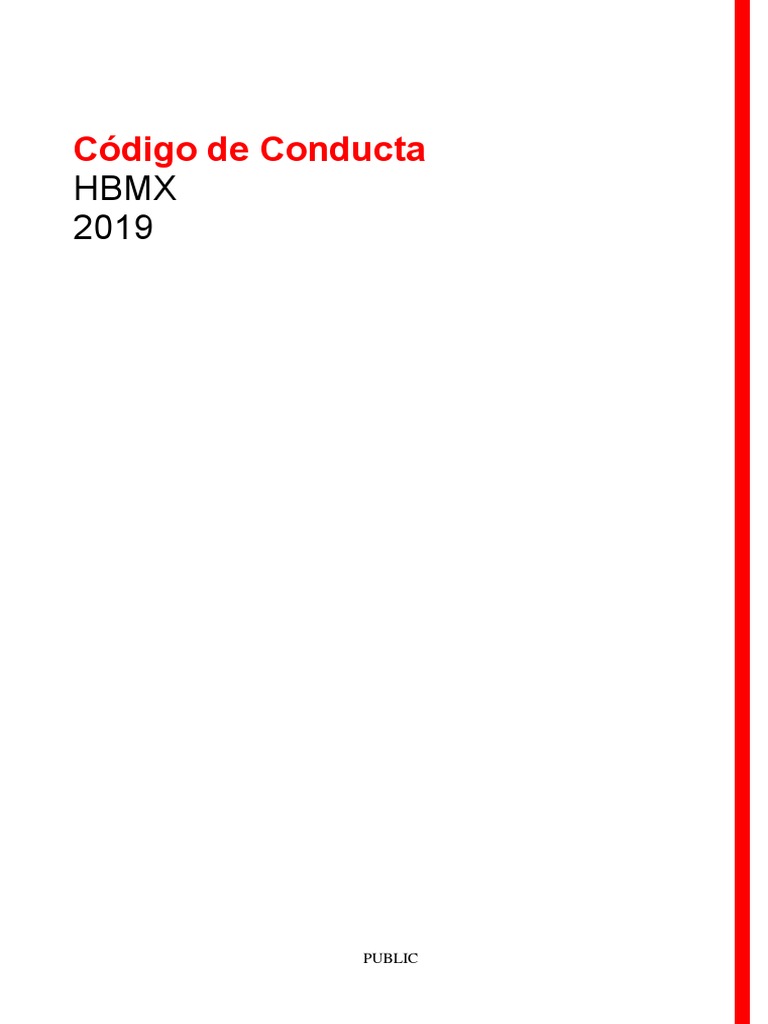 Codigo De Conducta 2019 Pdf Seguridad De Información Servicio De