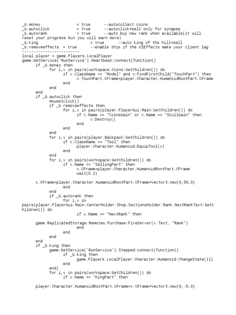 Reaper Simulator OP AutoFarm Script | PDF