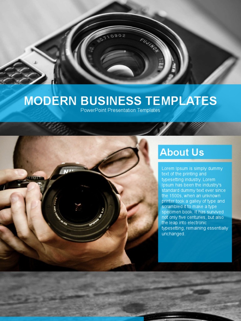 FF0067 01 Free Modern Powerpoint Template Design 16x9 | PDF | Printing ...