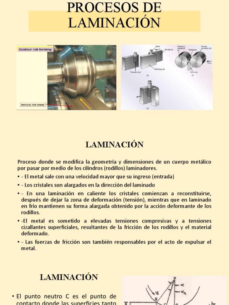 PROCESO DE LAMINACIÓN (Defectos) | PDF | Rieles | Plasticidad (Física)