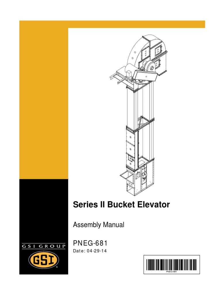 GSI Bucket Elevator Assembly | PDF | Belt (Mechanical) | Elevator