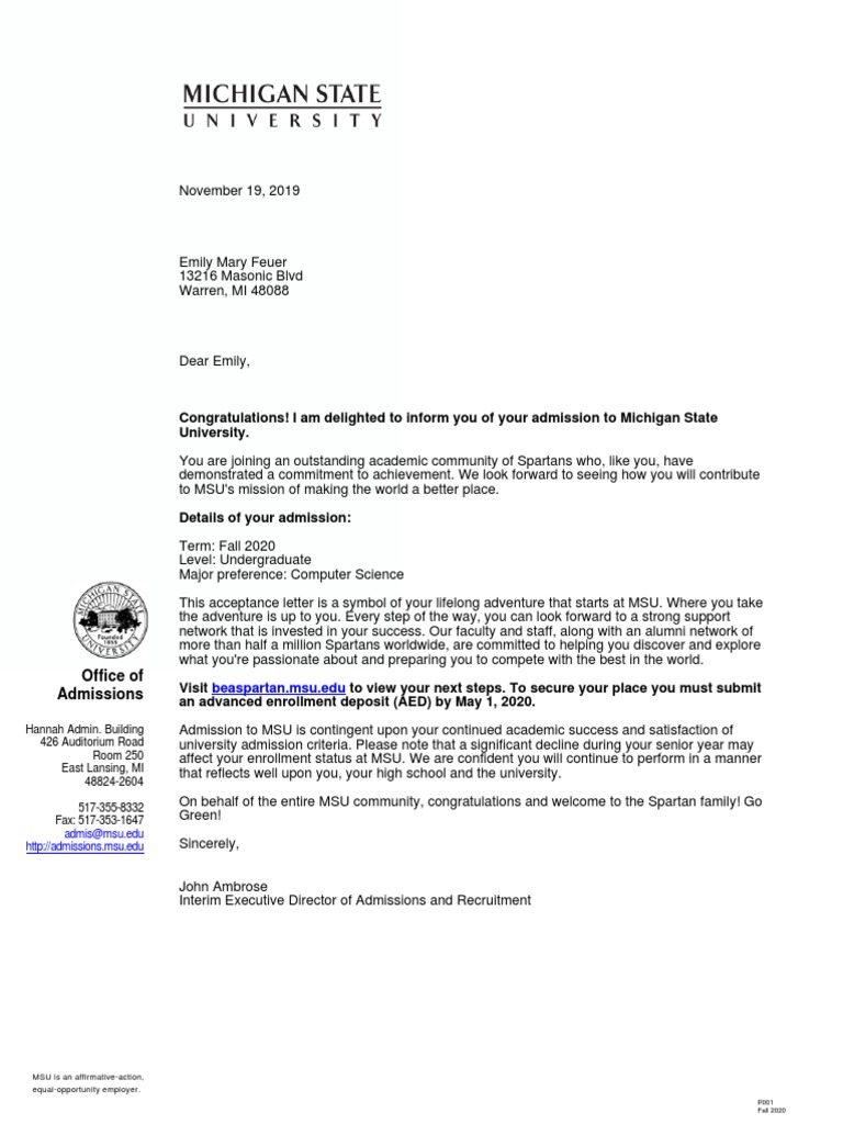 Decision Letter | PDF | Michigan State University