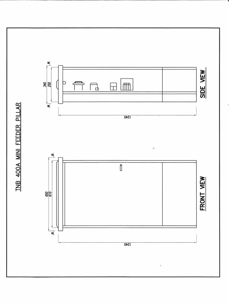 Dokumen - Tips - Detail-Tnb-Feeder-Pillar 400A PDF | PDF