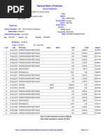 Meezan Bank Account Maintenance Certificate | PDF