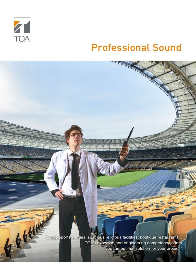 Toa Professionalsound Catalog | PDF | Loudspeaker | High Frequency