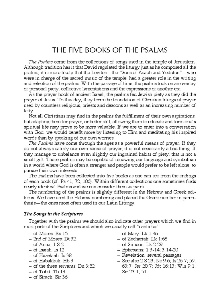 A Free Psalms Guide | Download Free PDF | Psalms | Prayer
