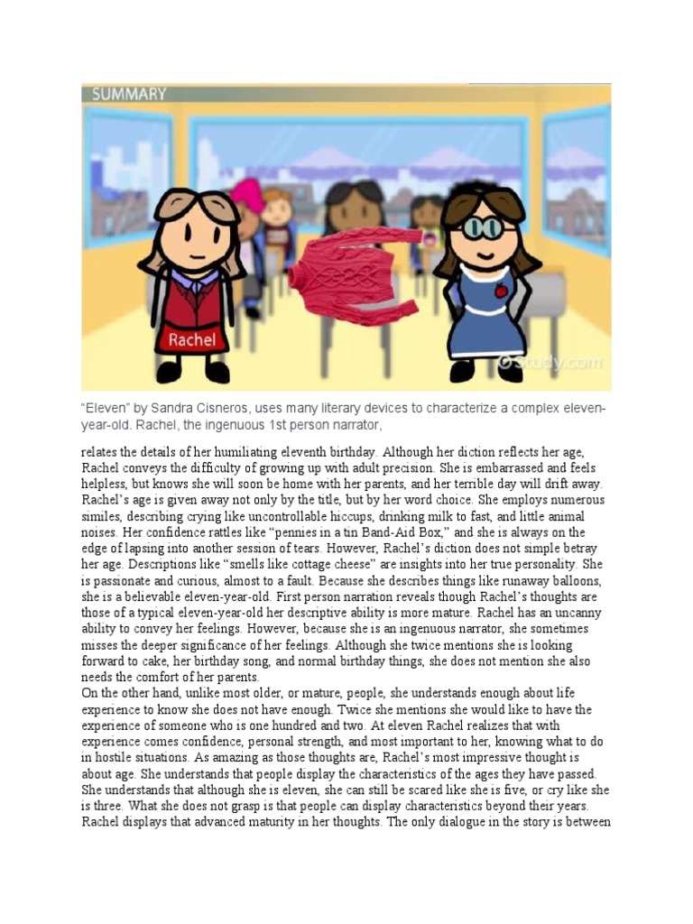 Eleven ELEMENTS OF A STORY | PDF