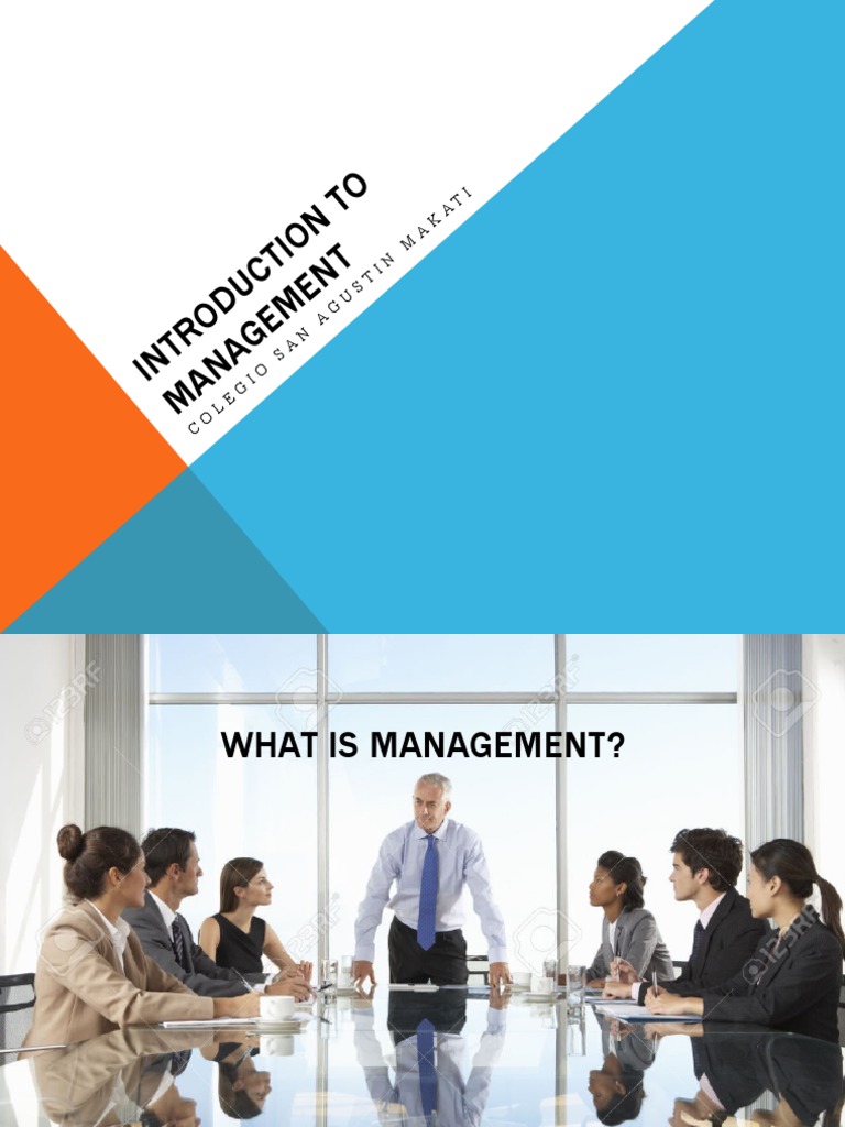 Introduction to Management Concepts | PDF | Efficiency | Goal
