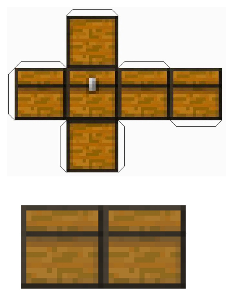 Plantillas para Caja de Minecraft | PDF