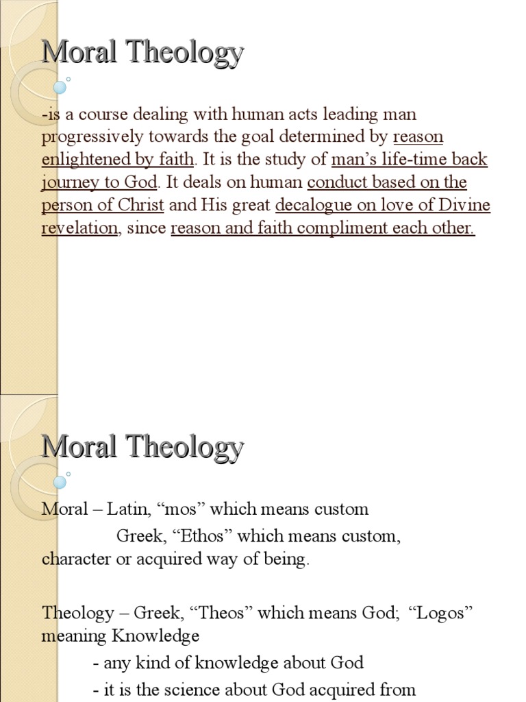 LESSON 2 - Biblical Devt of Moral Theology | PDF | Ten Commandments ...