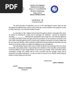 Accomplishment Report in Tree Planting | PDF