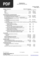 Cummins General Engine Data Sheet 6B, 6BT, 6BTA | PDF | Engines | Machines