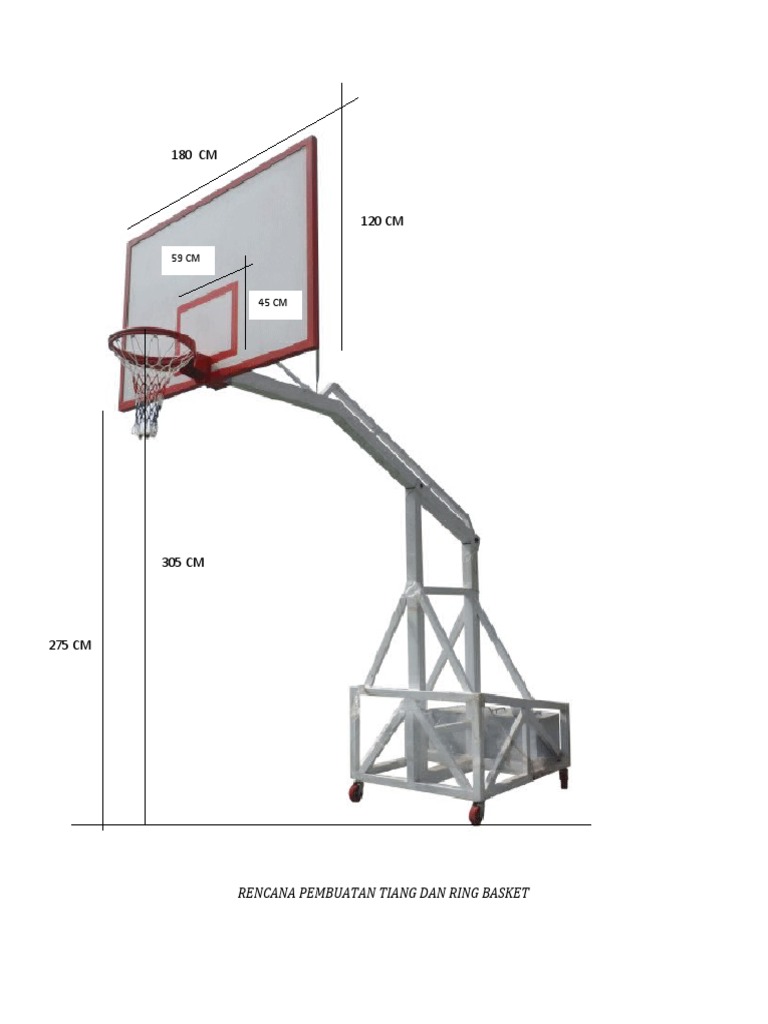 Rencana Pembuatan Tiang Dan Ring Basket | PDF