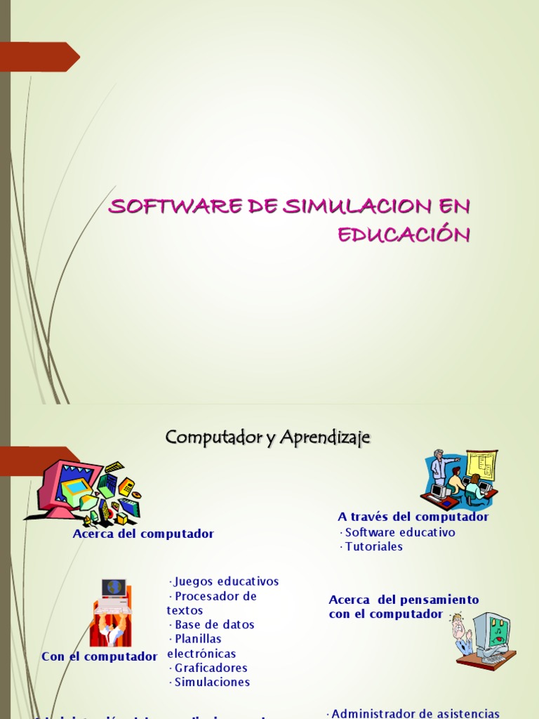 Simuladores Educativos PDF | PDF | Software | Ingeniería de software