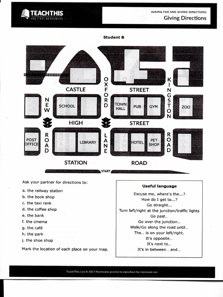 Teachthis: Giving Directions | PDF