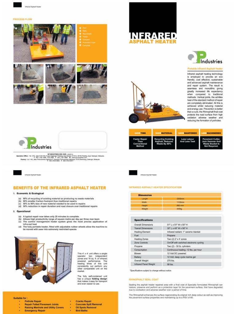 KM - International-Infrared Asphalt Heater-LB 2-16 | PDF