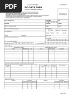 Unified PRBS Update Form | PDF