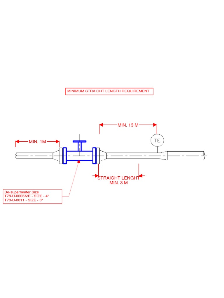 MIN. 13 M: Minimum Straight Length Requirement | PDF