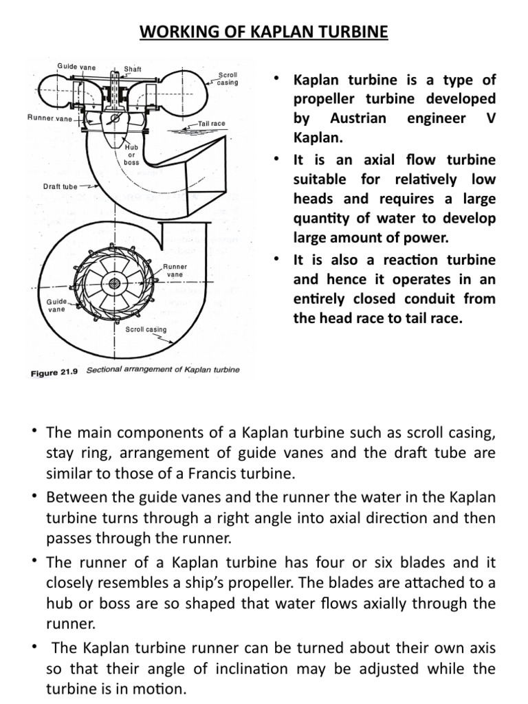 Kaplan Turbine Is A Type of | PDF | Turbine | Energy Technology