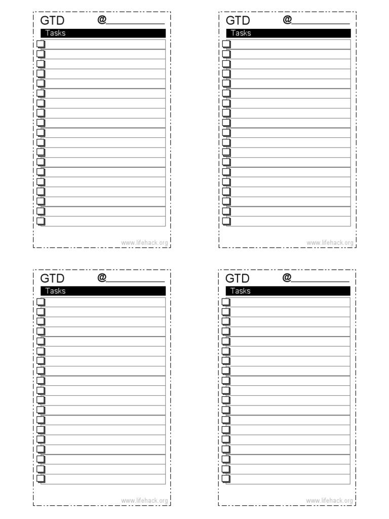 GTD PDF | PDF