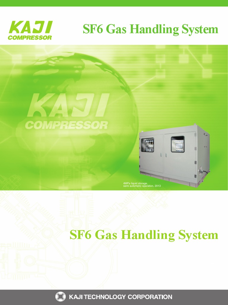 SF6 Gas Handling System en | PDF | Pump | Transparent Materials