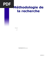 Methodologie de Redaction de Memoire | PDF | Psychologie