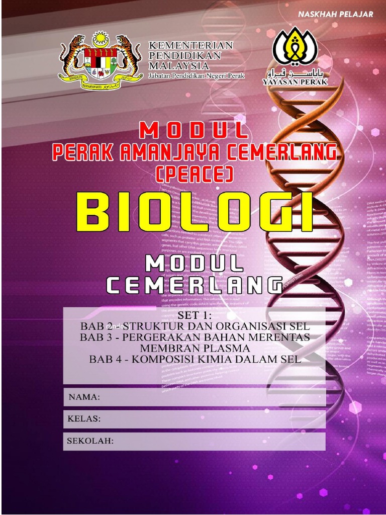SET 1 CEMERLANG (SOALAN) Biologi | PDF