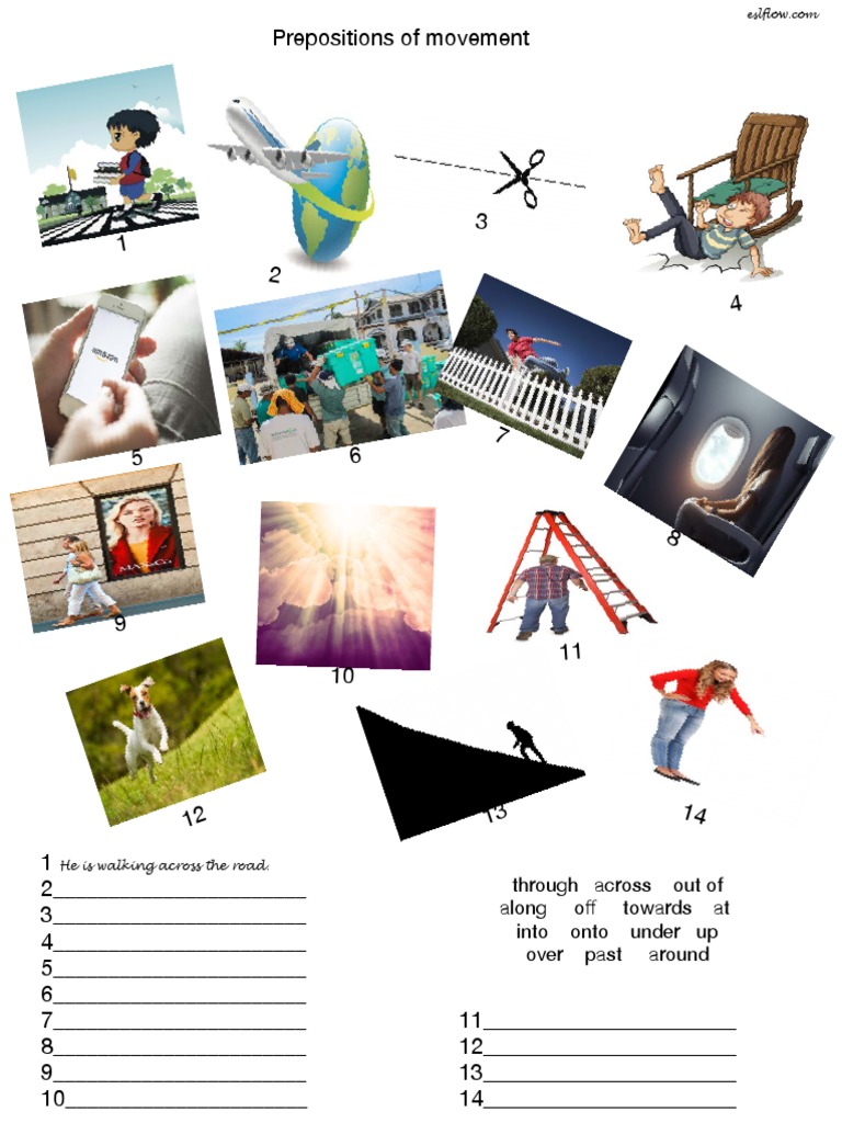 Prepositions of Movement 2018 | PDF