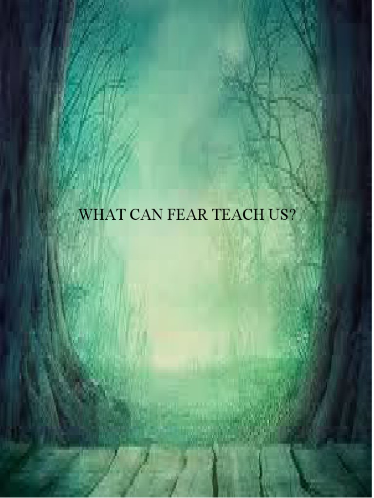 Understanding Fear's Lessons | PDF