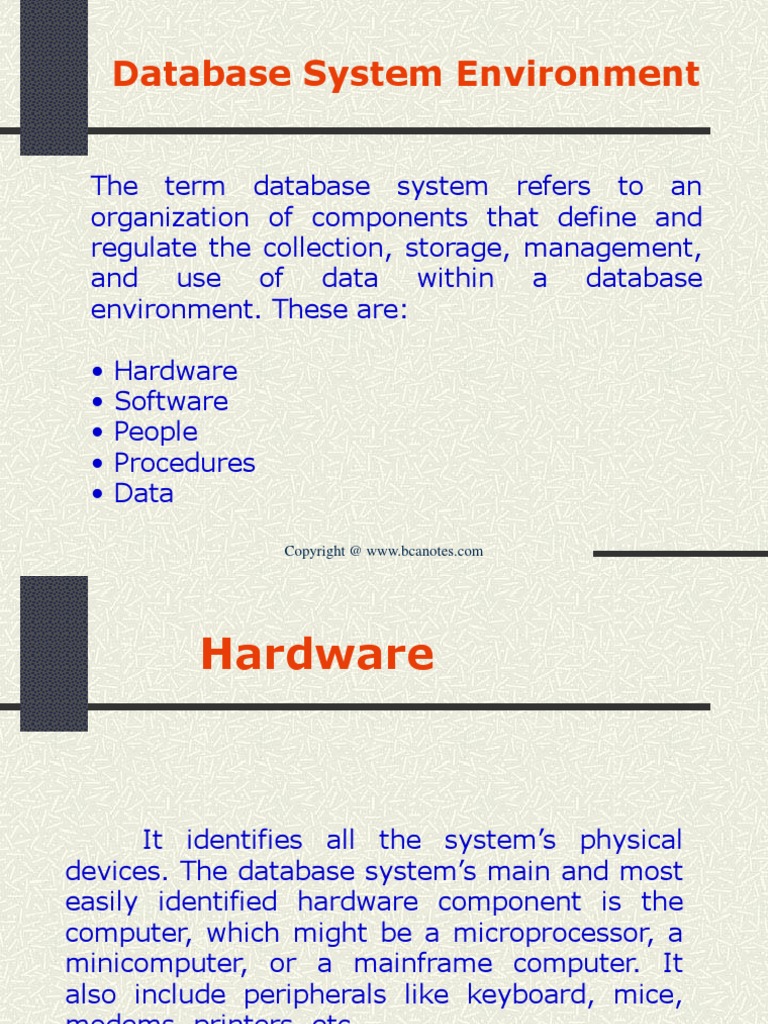 L-2 - Components & Functions of DBMS PDF | PDF | Databases ...