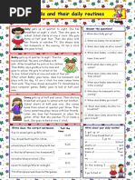 Sophies Daily Routine Reading Comprehension Exercises - 21729 | PDF ...