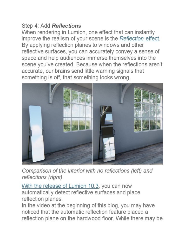 Step 4: Add Reflections: Reflection Effect | PDF | Reflection (Physics ...