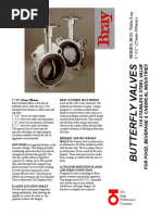 Bray Series 30 31 Butterfly Valve | PDF | Valve | Stainless Steel