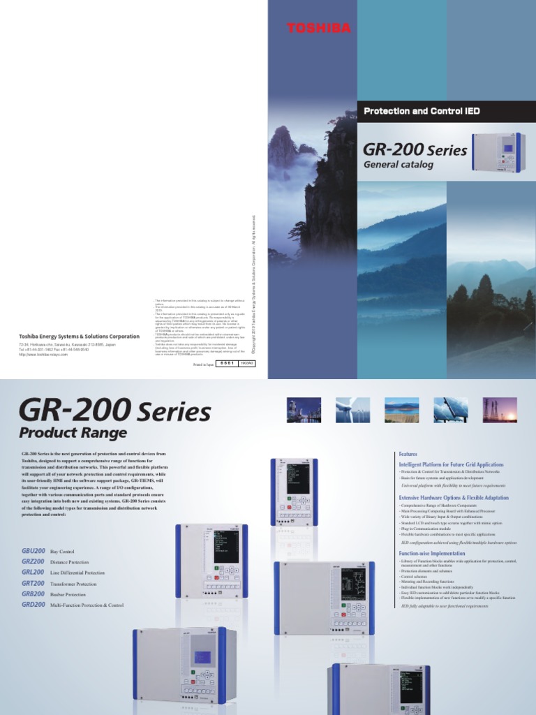 General Catalog: Protection and Control IED | PDF | Programmable Logic ...