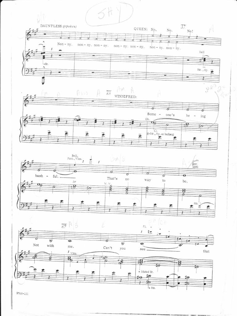 Shy Sheet Music PDF | PDF