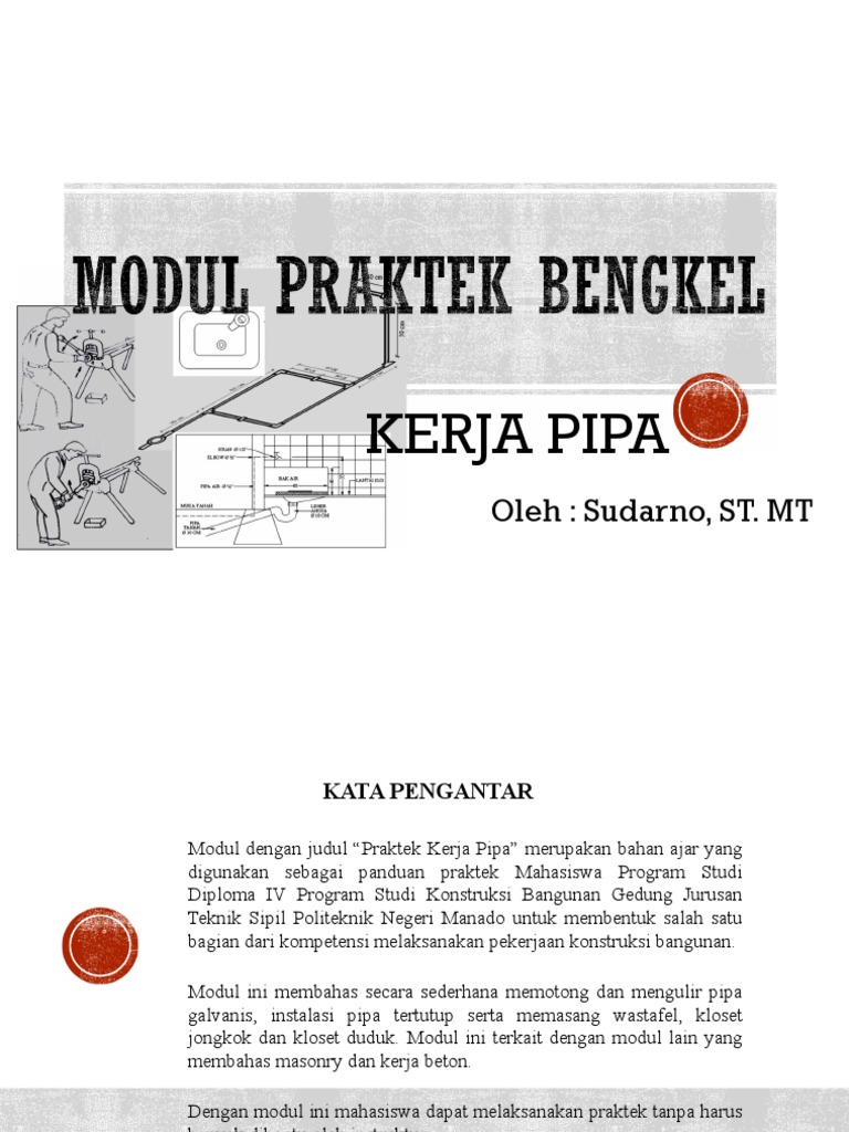 Praktek Kerja Pipa: Panduan Instalasi | PDF | Teknologi & Rekayasa