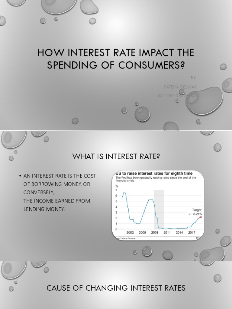 How Interest Rates Affect Consumer Spending | PDF | Finance & Money ...