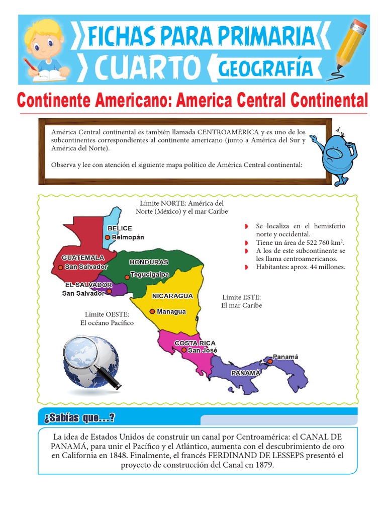 Continente Americano: America Central Continental: ¿Sabías que ...