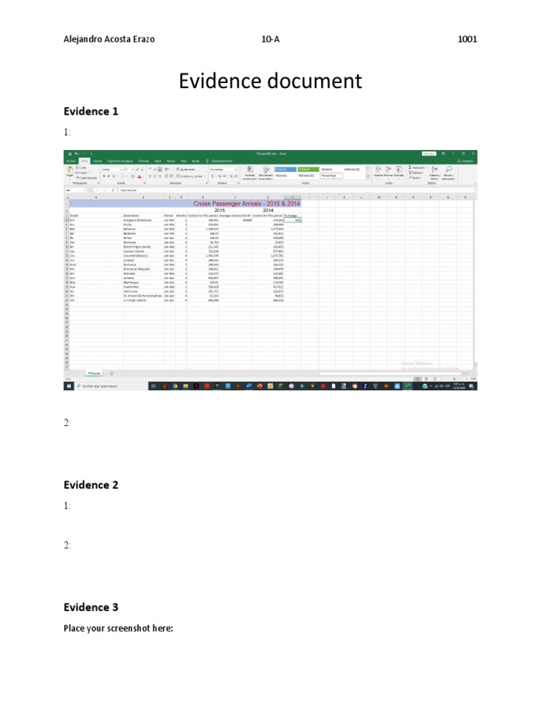 Evidence Document for Alejandro Acosta | PDF | Computers | Technology ...
