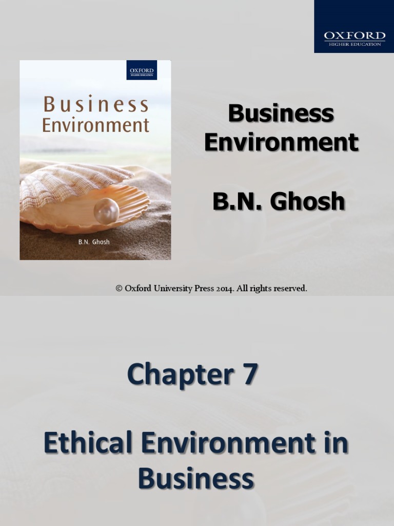 Business Environment: © Oxford University Press 2014. All Rights ...