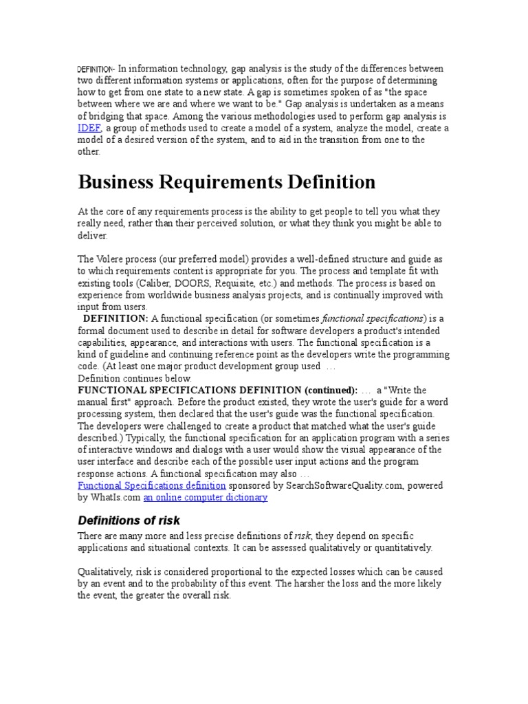 Baseline Document Discussions | PDF | Risk | Risk Management