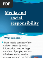 Social Responsibility Theory | PDF | Journalism | Freedom Of The Press